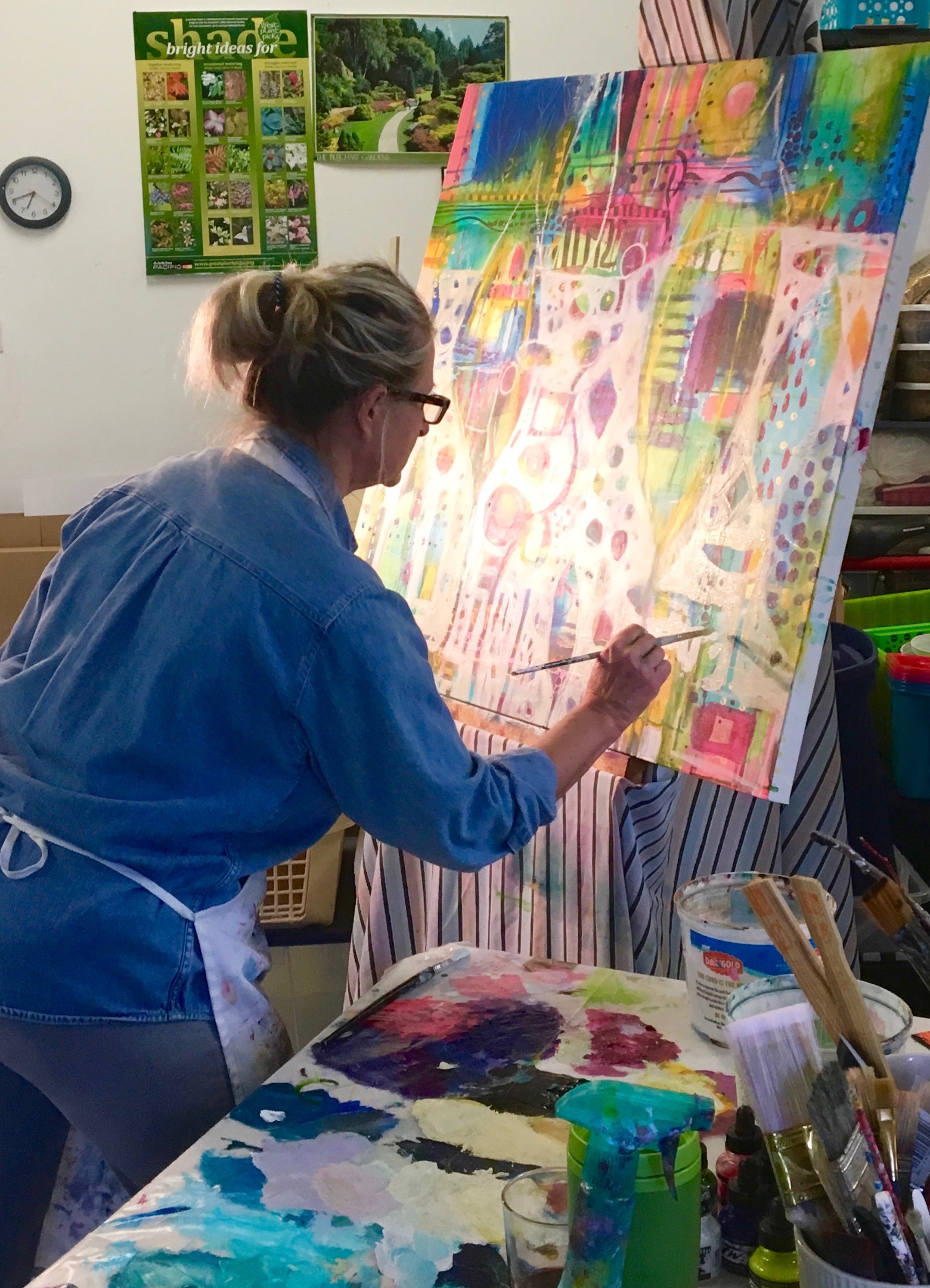 Artist Doreen Koch Allen’s floral paintings sprout up around West ...